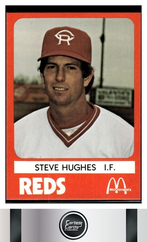 Steve Hughes 1980 TCMA Cedar Rapids Reds #8 Cincinnati Reds | eBay
