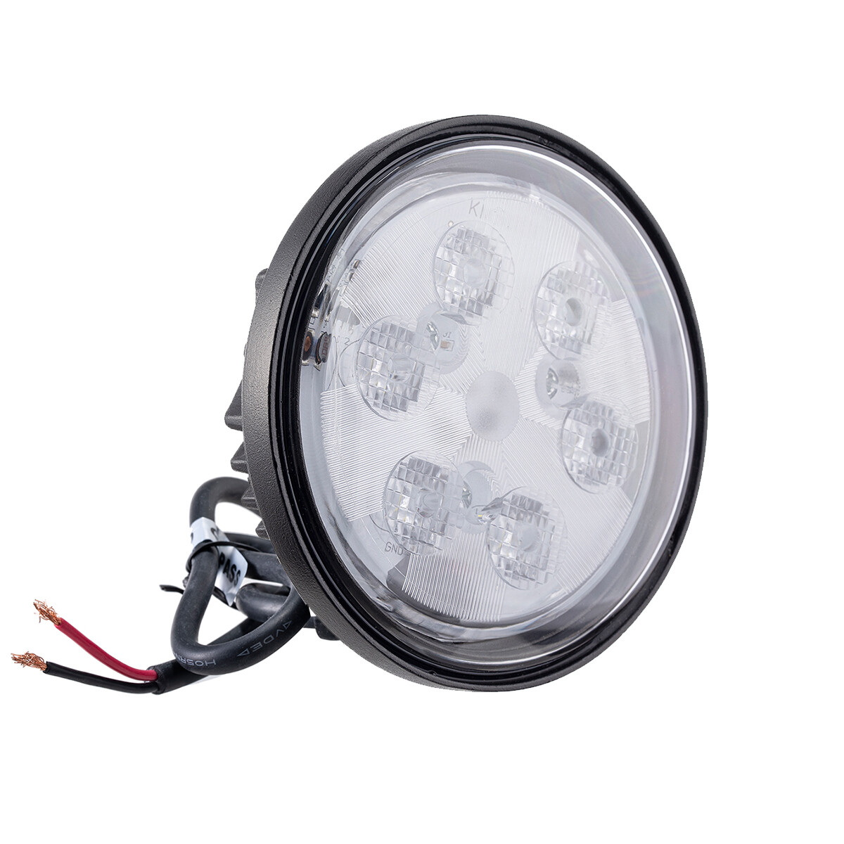 2x PAR36 4.5" 18W Round Flood LED Work Light Sealed Beam Off-road ...