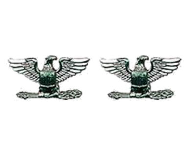 Officer DOD General Staff Commander Colonel Eagle Rank Badge Army ID ...