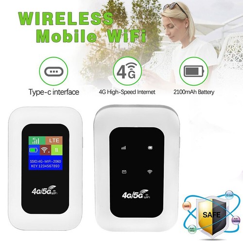 Wireless 4G LTE Mobile Hotspot Router Unlocked WiFi-Portable MiFi ...