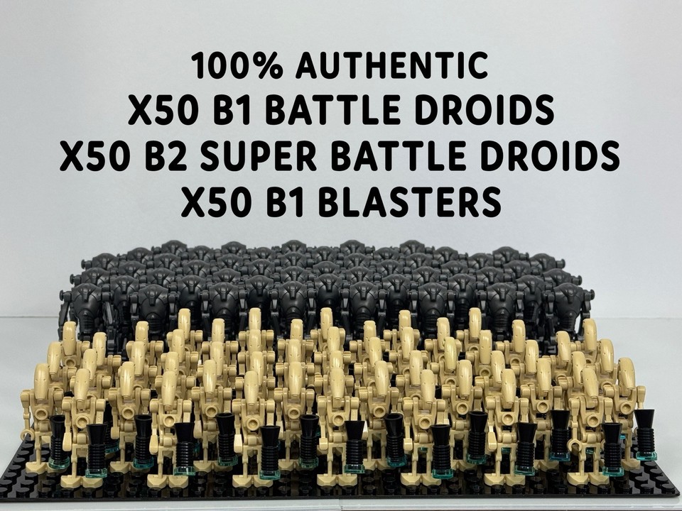 100x Lego Star Wars Super Battle Droids B2 & B1 - Brand New - 100% ...