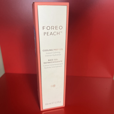 FOREO PEACH Cooling Prep Gel 3.3 Oz Instant Calming Hydration Foreo IPL ...