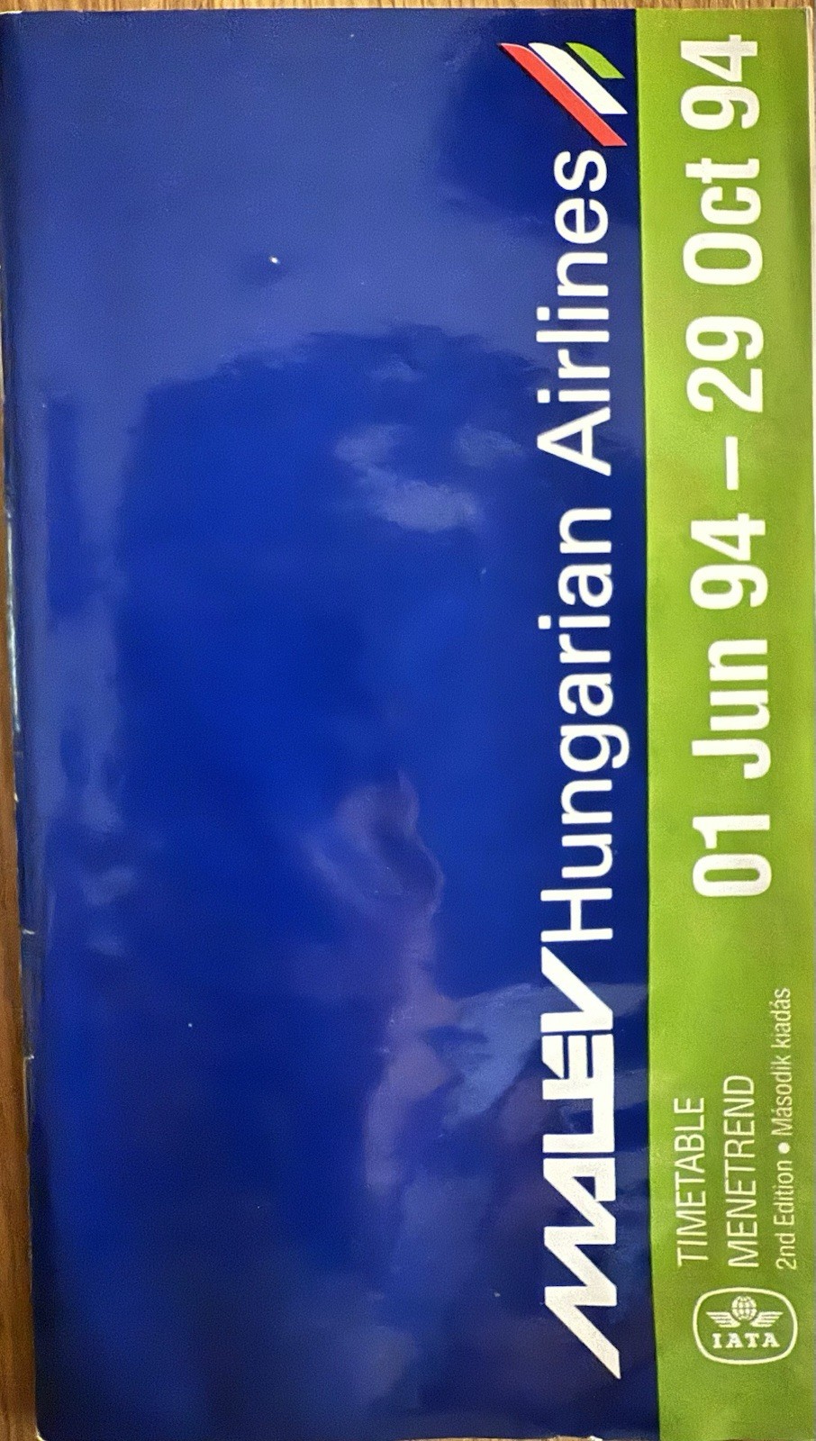 MALEV HUNGARIAN AIRLINES SUMMER 1994 -01 JUN TIMETABLE TU154 TU134 | eBay
