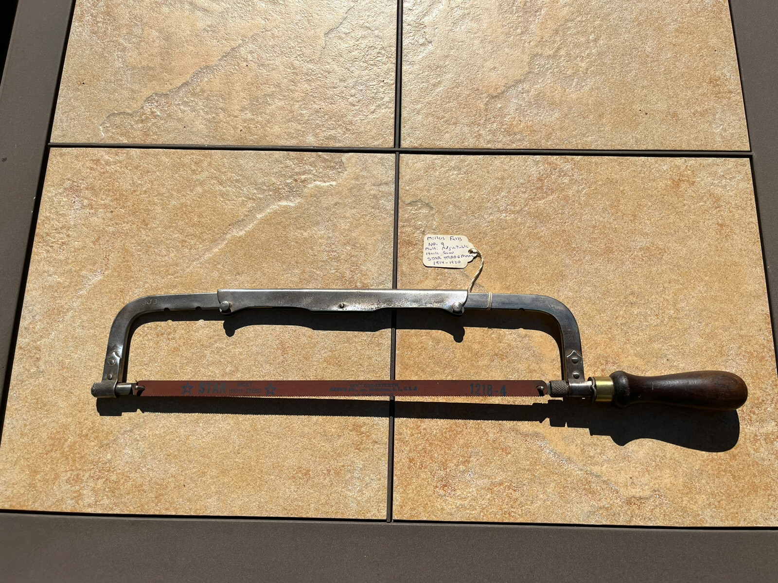 Vintage MILLERS FALLS No.9 Adjustable Hacksaw | eBay