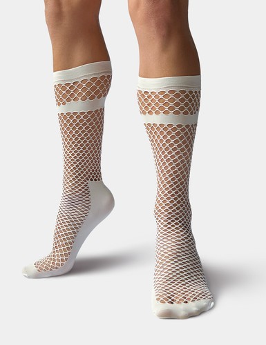 Barcode Berlin Fishnet Socks Paris White 92252/200 Gay Sexy express ...