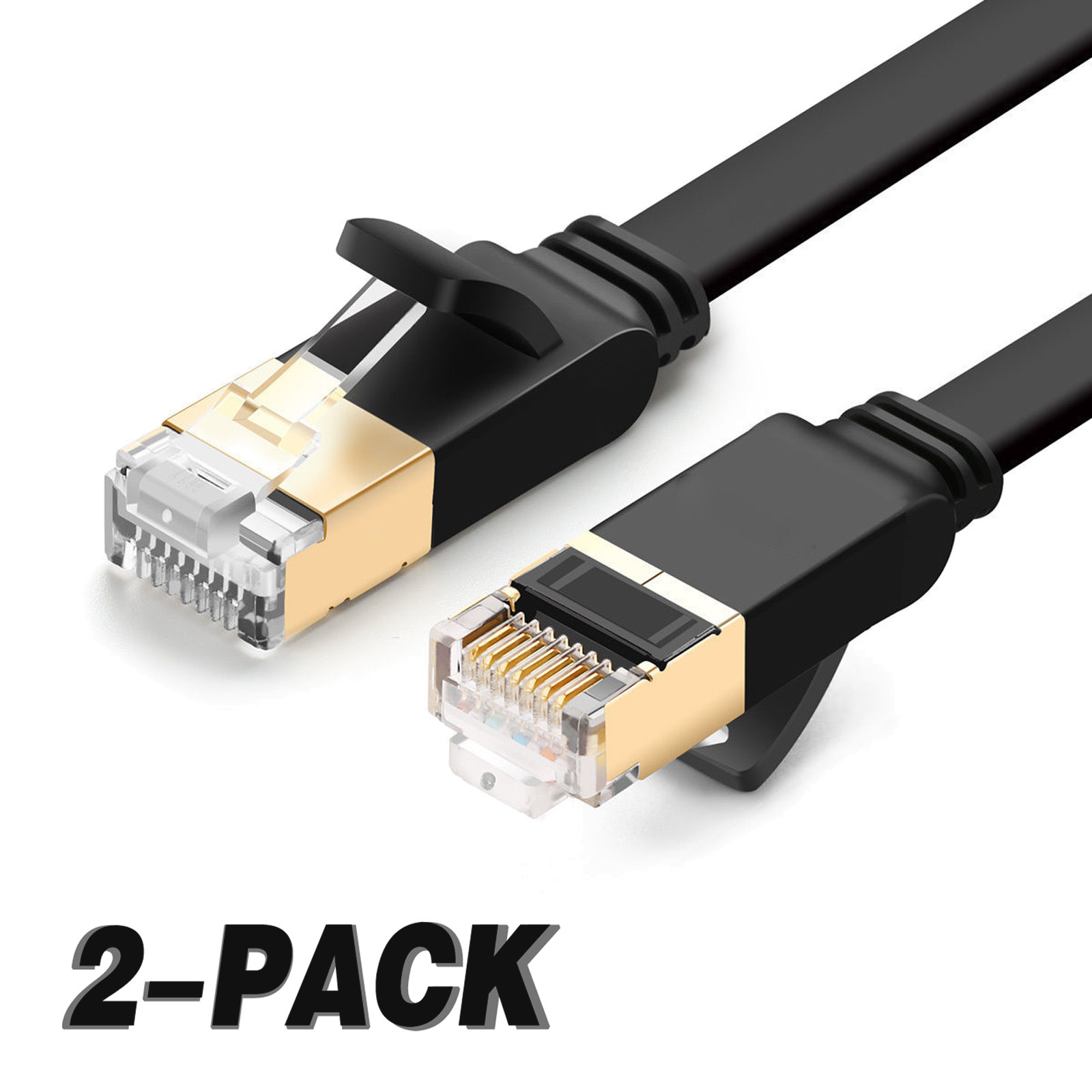 Short/Long Ethernet Cable Cat 7 10Gigabit Network Patch Lan Cord PS3 ...