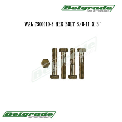 WAL 7500010-5 HEX BOLT 5/8-11 X 3" | eBay