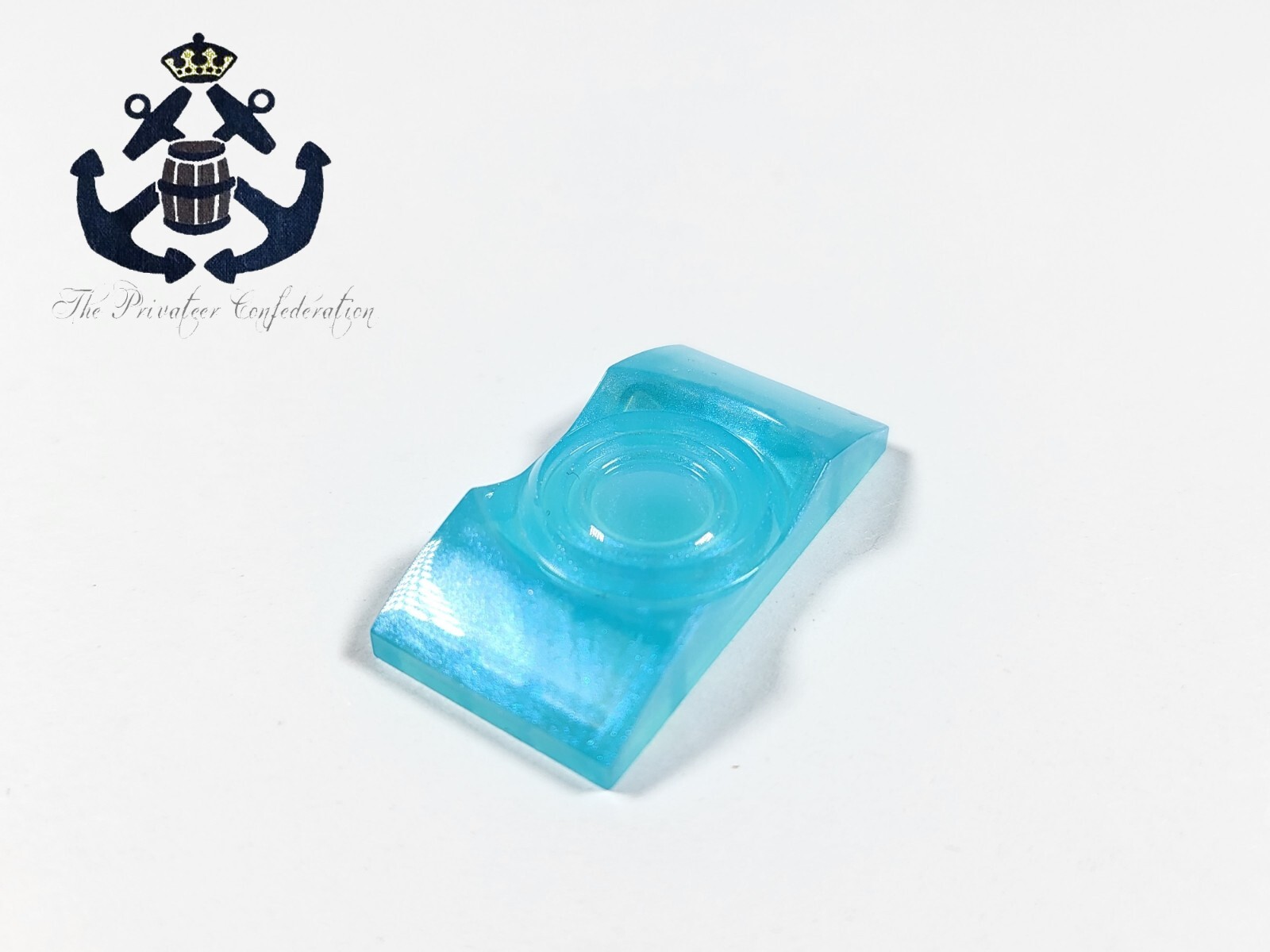 LEGO Satin Trans-Light Blue Slope 4 x 2 x 2/3 Fresnel Lens 1942 For ...