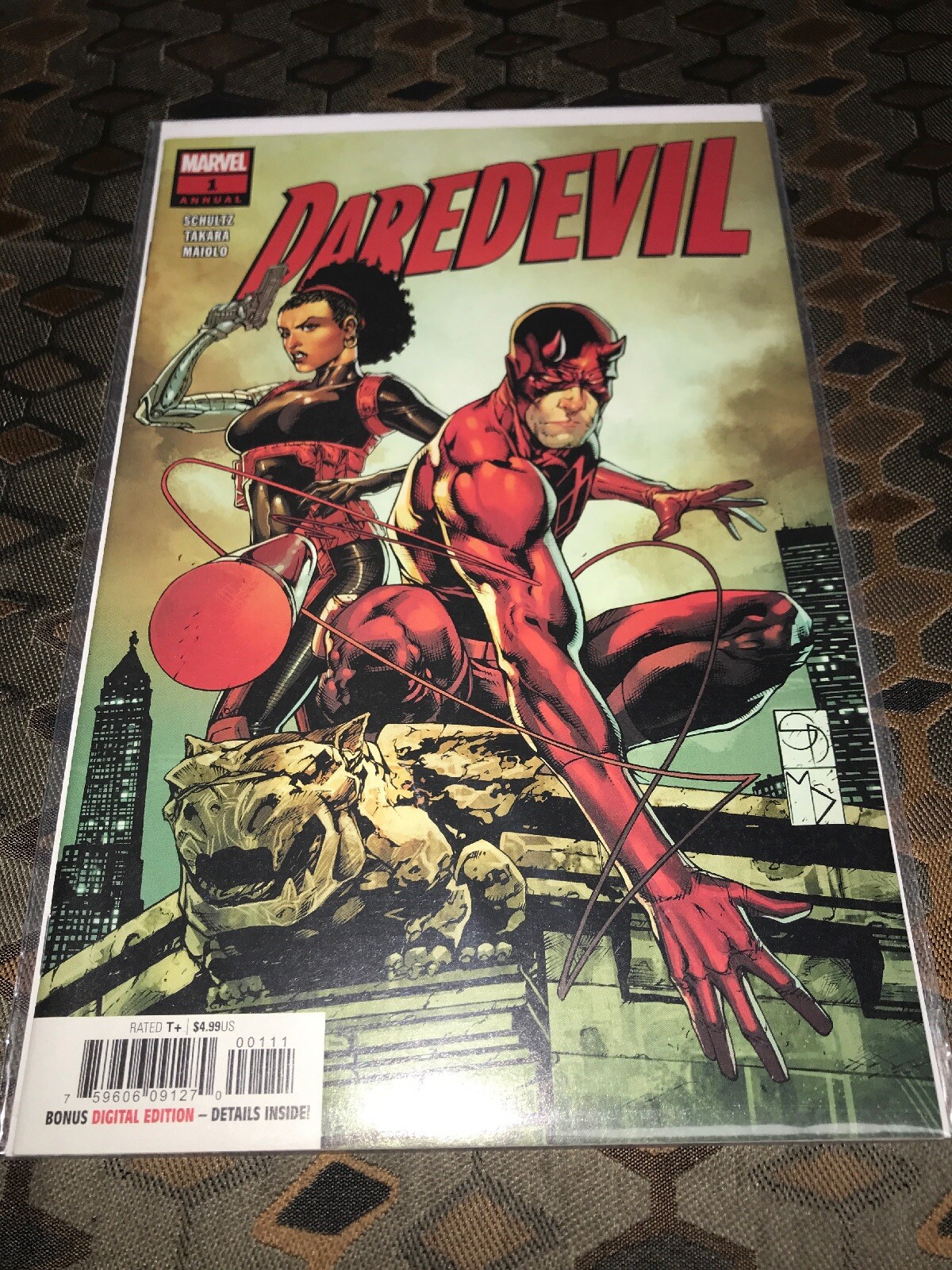 DAREDEVIL Annual #1 (9.6-9.8) Misty Knight Team up Marvel Comics ...