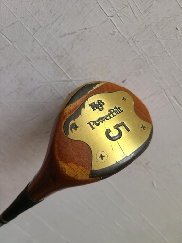 PowerBilt Citation Persimmon 5 Fairway Wood RH 41" Steel Shaft B Flex ...
