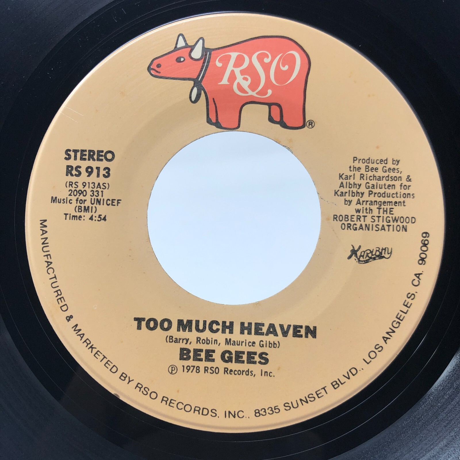 Bee Gees Too Much Heaven / Rest Your Love 45 RSO | eBay