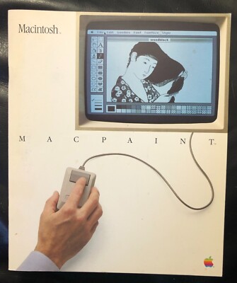 MacPaint User Manual Macintosh 128K M0001, 1983 First Print | eBay