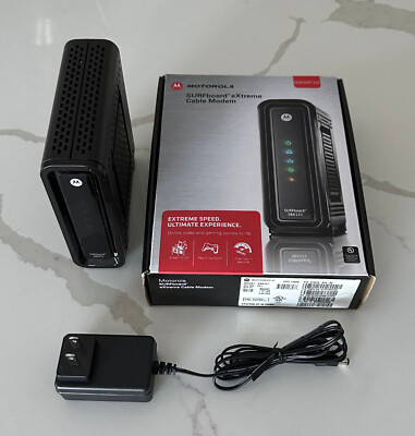 Motorola ARRIS SURFboard SB6121 DOCSIS 3.0 Cable Modem - Black ...