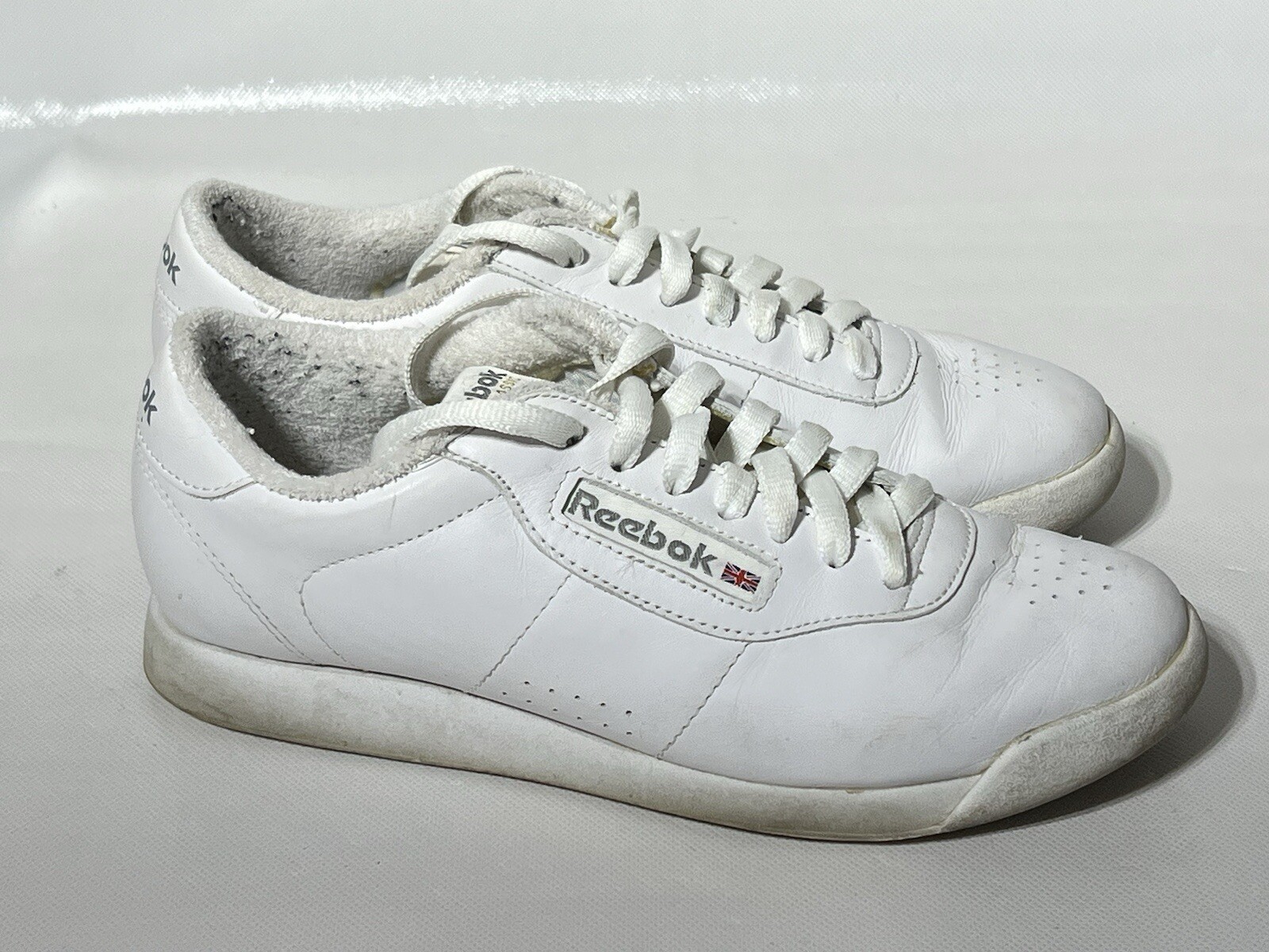 Reebok Princess Women 7 Classic White Athletic Tennis… - Gem