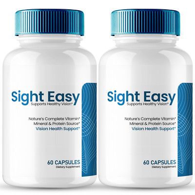 (2 Pack) Sight Easy Eye Pills, SightEasy Healthy Vision Supplements ...