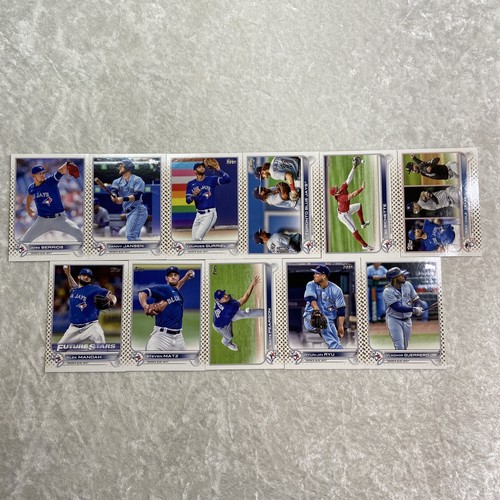 Lot (11) Blue Jays Team 2022 Topps Gold Star Series One Parallel ...