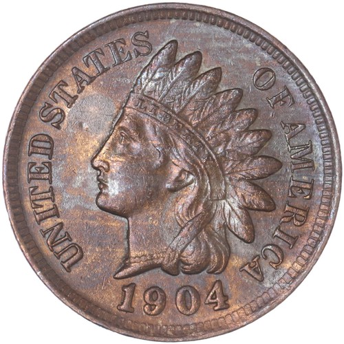 1904 (P) Indian Head Cent Uncirculated Penny US Coin See Pics H314 | eBay