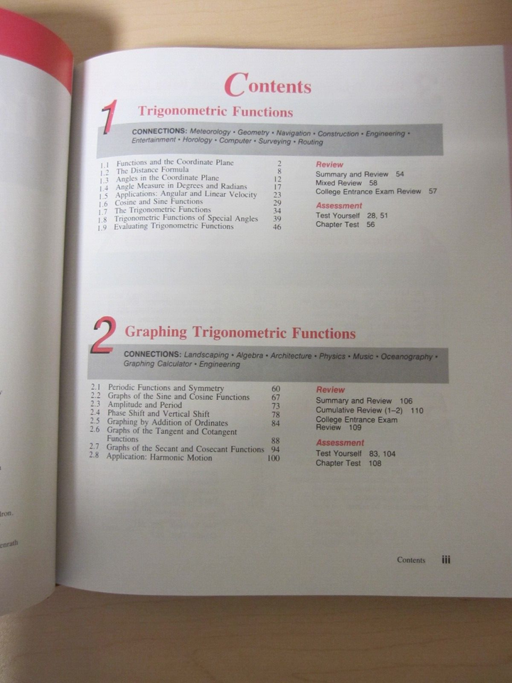 Prentice Hall Trigonometry Teacher's Edition Textbook 1993 by Hayden ...