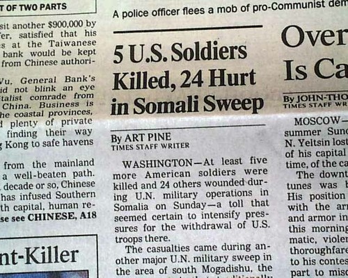BLACK HAWK DOWN Helicopters Incident Battle of Mogadishu Somalia 1993 ...