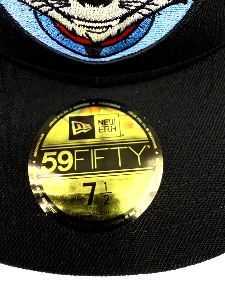 New Era Trash Pandas Hat Fitted Cap 7 1/2 Black Rocket City Marvel ...