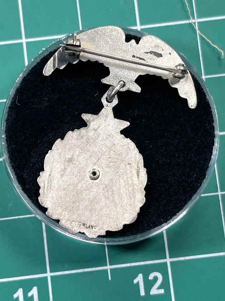 WWII Son in Service Signal Corps Pin Mothers Sweetheart Pin Sterling | eBay