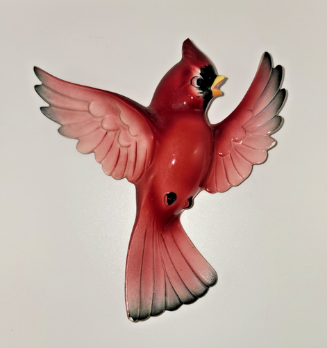 Vintage Red Robin Happy Disney Bird Anthropomorphic Wall Hanging Kitsch ...