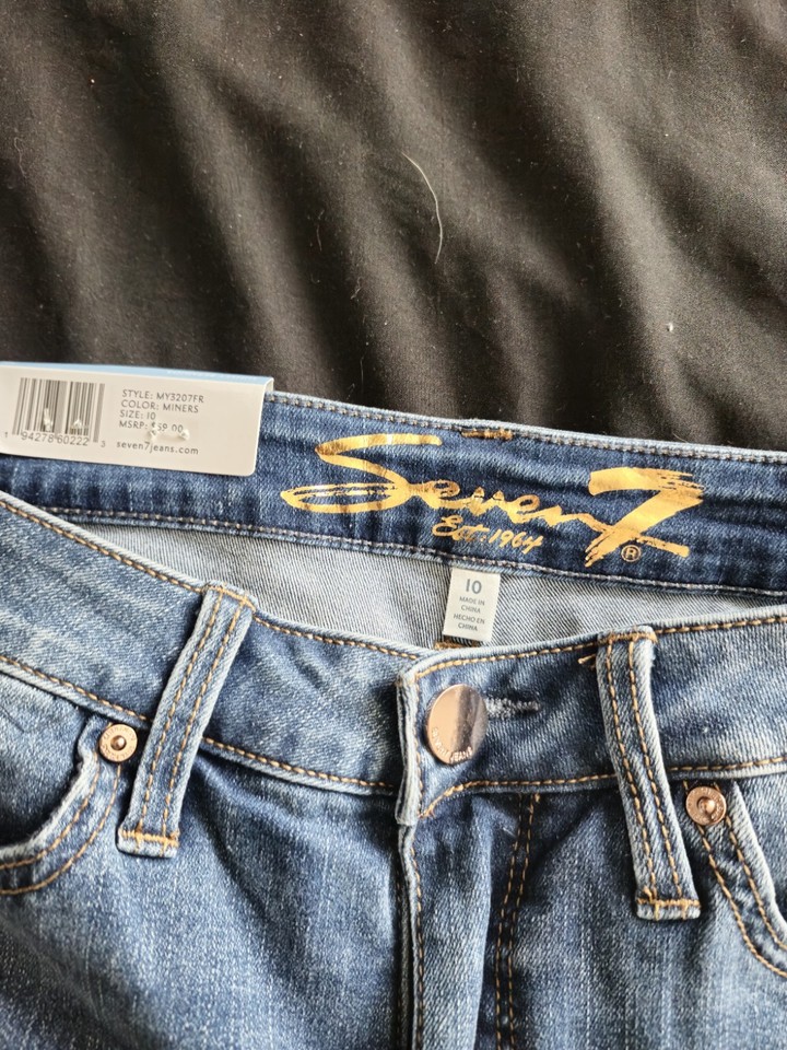 Seven7 Sunset Bermuda Shorts Size 10 Raw Hem Distressed NEW Ventura Medium Wash | eBay