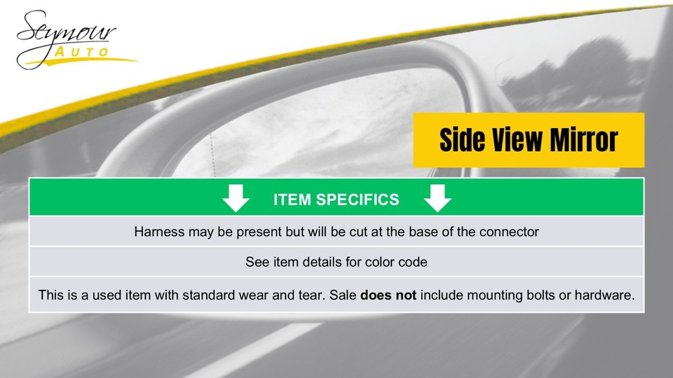 Passenger Side View Mirror Power VIN J 1st Digit Fits 08-15 ROGUE ...