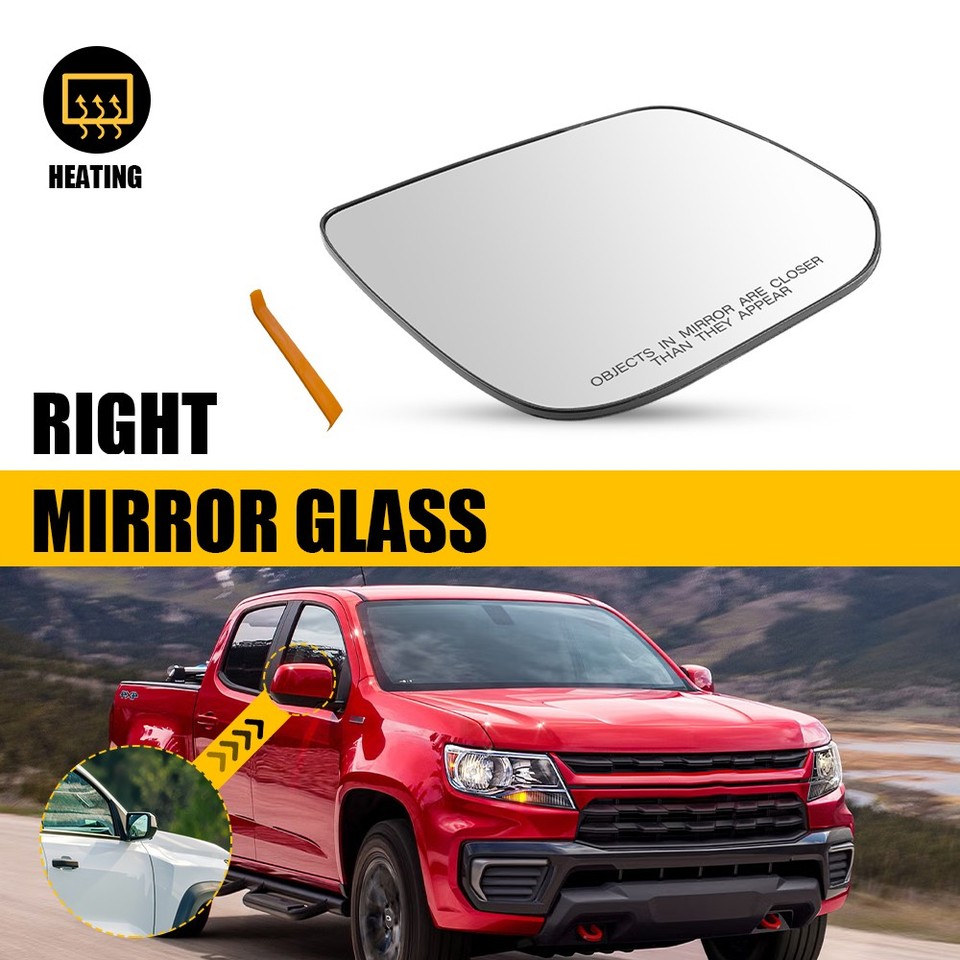 Front Right Heated Mirror Glass 1X Fit 2015 2016-20 2021 2022 Chevrolet ...