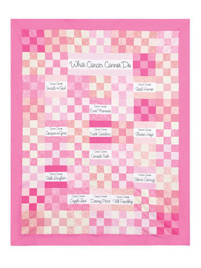 Annie's Cancer Hope Quilt Designed to Uplift & Inspire Quilting Pattern ...
