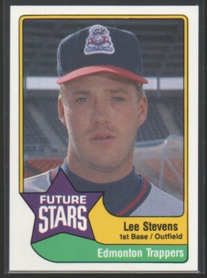 Lee Stevens 1989 Triple A All-Stars CMC #44 Edmonton Trappers ...