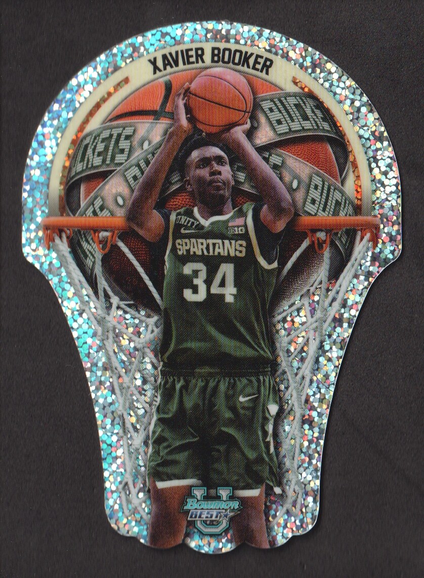 2023-24 Bowman's Best University Buckets Die Cuts Speckle #BUB15 Xavier ...