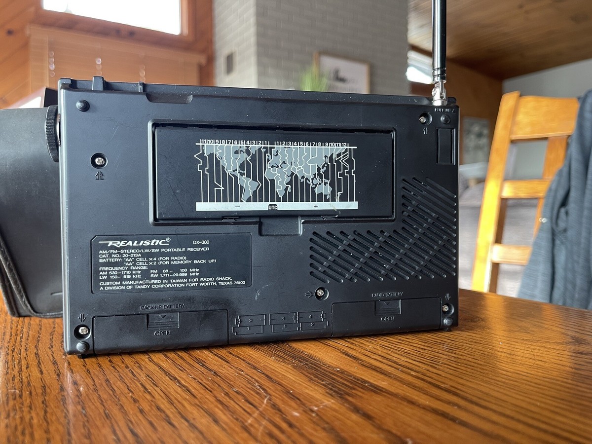 Realistic DX-380 AM/FM/Shortwave Radio, Great condition | eBay Realistic DX-380 AM/FM/Shortwave Radio, Great condition | eBay