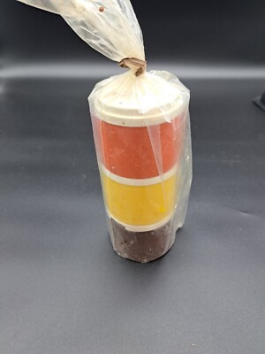 3 Vintage Tupperware Stacking Spice Container Shakers Harvest Colors ...