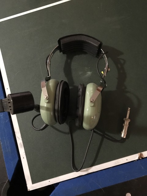 David Clark Headset Airplane Aviation Headphone Model H3530 Airport for ...