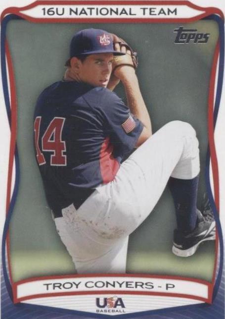 2010 Topps USA Baseball Team - Troy Conyers #USA-52 (RC) for sale ...