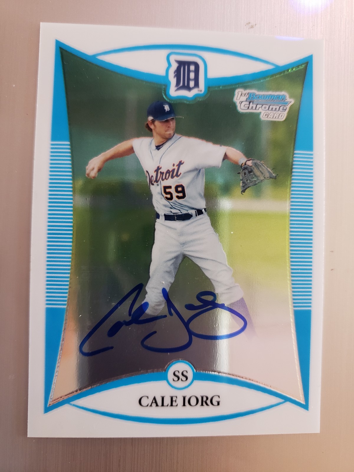 2007 BOWMAN CHROME CALE IORG AUTO # BCP255 | eBay