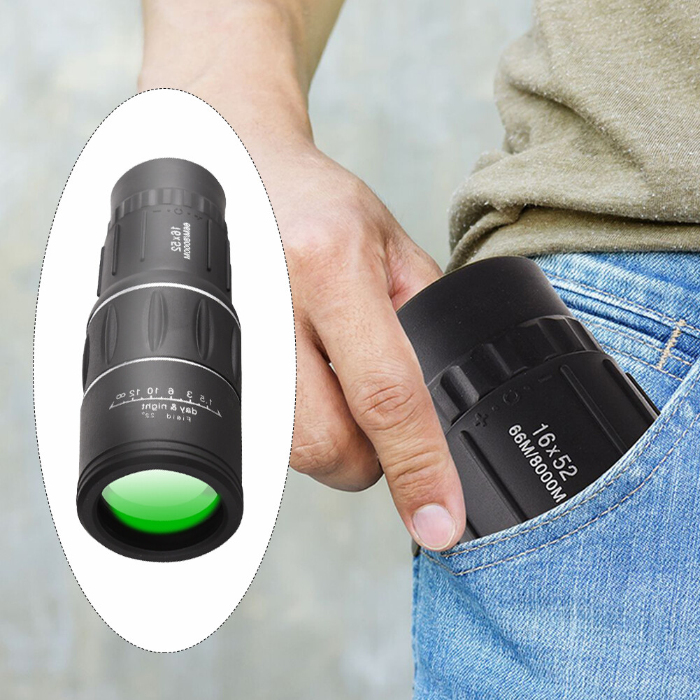 Non Infrared 16x52 High Magnification Camera Bird Watching Monocular ...