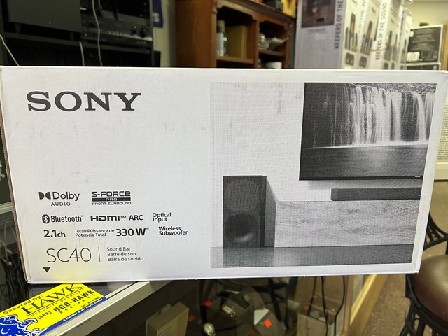 Sony HT-SC40 2.1ch Soundbar with Wireless Subwoofer - Black for sale ...