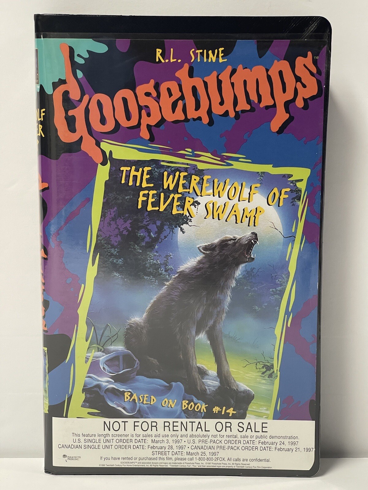 Goosebumps Werewolf Skin Vhs