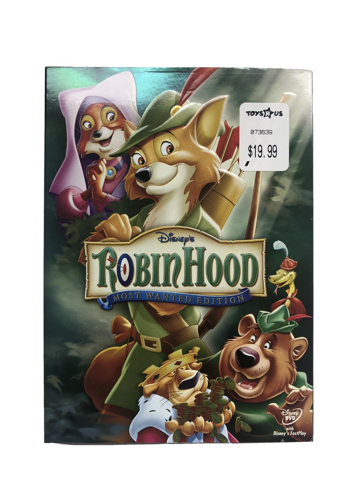 Disney Robin Hood Dvd Cover