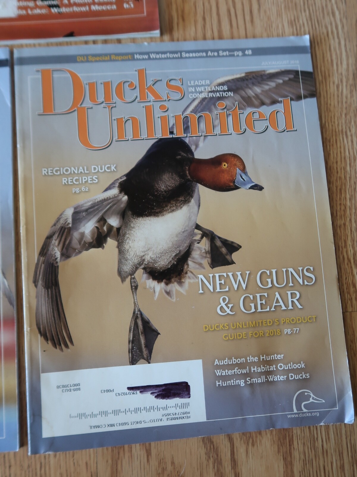 📌 LOT of 3 vintage Ducks Unlimited bird hunting magazines mallards guns ...