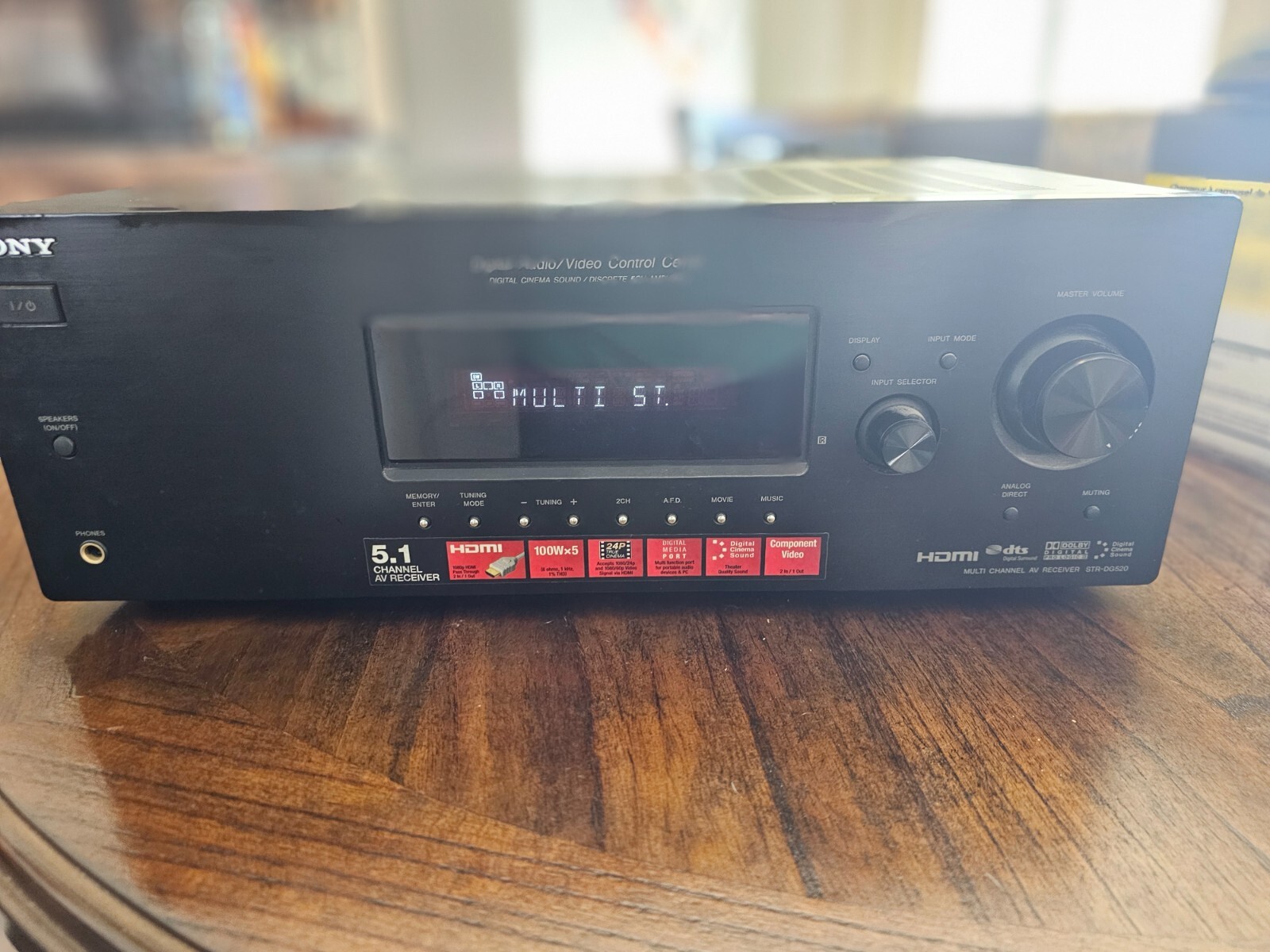 Sony STR-DG520 Digital 5.1 HiFi Stereo Receiver Tested work no ...