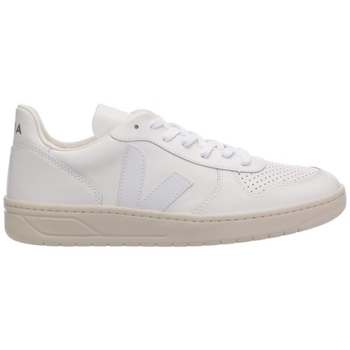 VEJA Women's V-10 Lace-Up Comfort/Casual Sneakers, White, Size 9, New ...