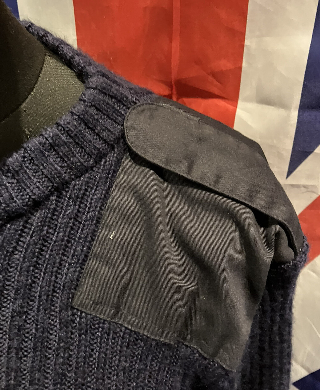 Genuine Royal Navy Issue Blue Round Neck Pullover Utility Jumper ...