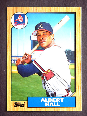 Albert Hall #41T Topps Traded 1987 Baseball Card (Atlanta Braves) | eBay