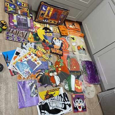 Giant Vintage NEW Halloween Lot In Box Items Valuable Rare 🏆🏆 | eBay