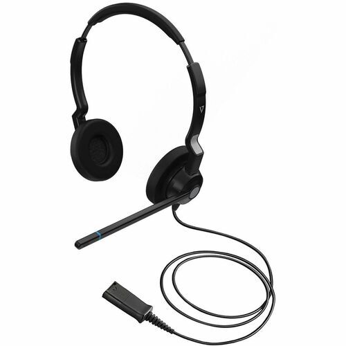 V7 HQ511 QD Call Center Headset - Stereo - Wired - On-ear - Binaural ...