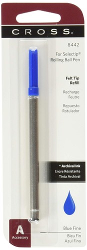 Cross Selectip Porous-Point Refills Fine Blue Felt Tip | eBay