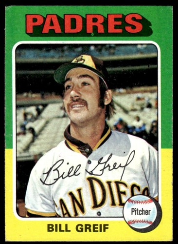 1975 Topps Bill Greif San Diego Padres #168 | eBay